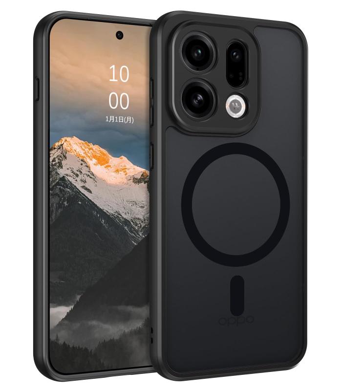 DUEDUE スマホ 5G ケース マグネット搭載 マグネット式カーマウント対応 スマホケース レンズ保護 指紋防止 一体型 薄型 TPUケース 耐衝撃 全面保護 黄ばみ防止
