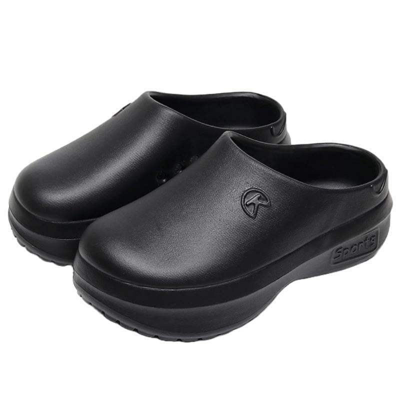 [FleurUneffe] キッチンシューズ コック サンダル クロッグ サボサンダル レディース 24-25.5 EVA 仕事 バイト 作業 厨房 耐滑シューズ 飲食店 靴 ガーデン (sa71)快適な履き心地: EVA素材を使用し、長時...