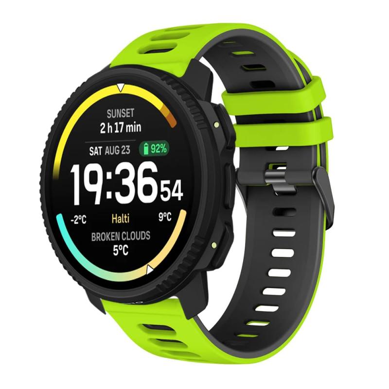 [Miitech] 22mm バンド For Suunto Vertical 2 / Vertical/Suunto Race 2 / Race/Race S/Run/Ocean / 9 Peak Pro / 9 Peak / 5 Peak...