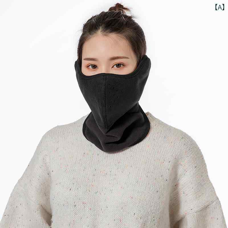 冬の 保温 マスクの 首の 保護と 耳の カバーは全 部首を 囲む 男女の 騎乗 マスクの ロック ウール 三 合 一の アウトドア 防寒です。材料: ポーラーフリース加工方法: タイダイロゴを印刷する: いいえ季節に合わせて: 冬対象性別...