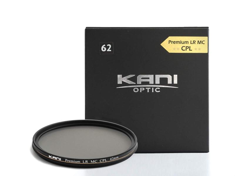 KANI PLフィルター プレミアムCPLウルトラスリム 薄枠 円偏光フィルター 低反射 防滴 防油 帯電防止
