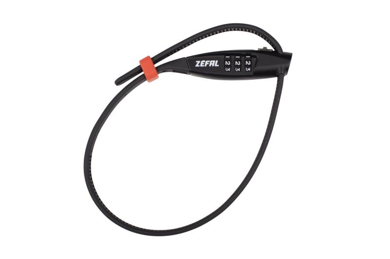 ゼファール(Zefal) 自転車用 結束バンドロック K-TRAZ ZIP3 スチールブレード 3桁ダイヤルロック ブラック 長さ45cm 4932スチールブレード内臓のZIP3 ジップタイプの鍵で、持ち運びも簡単 サイズ：3.5×11mm...