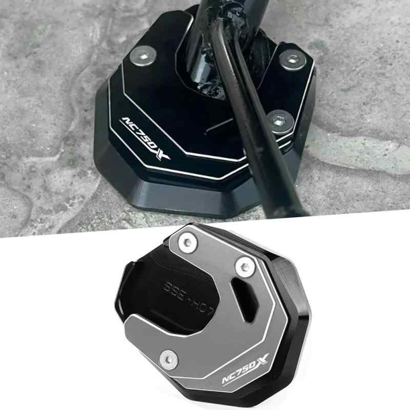 FOR NC750X NC750X 2021-2024オートバイサイドスタンドパッドプレートキックスタンドエンラージャーサポートエクステンション