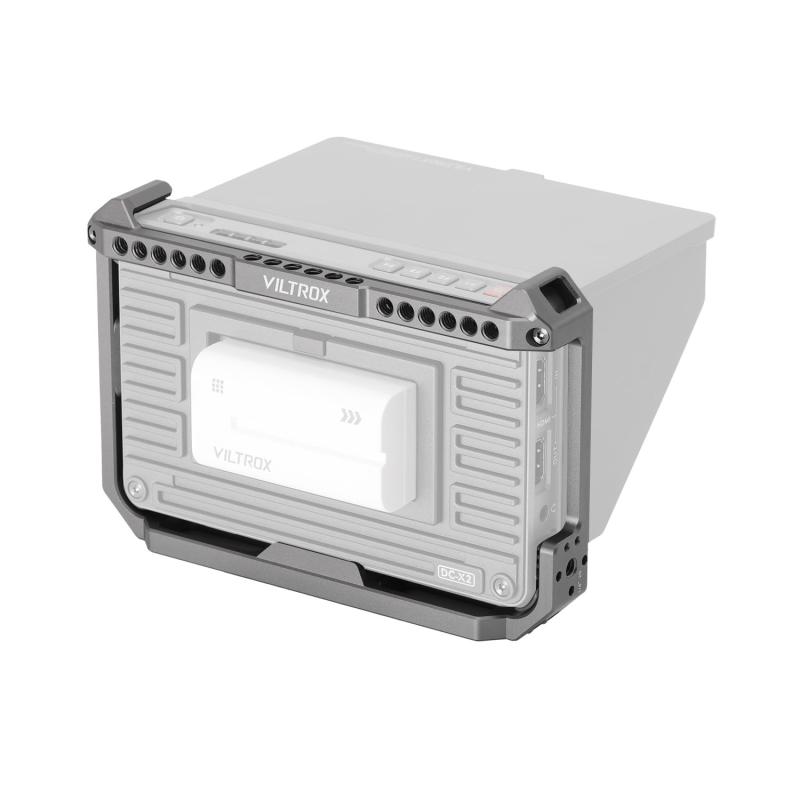 VILTROX DC-X2＆DC-X3専用 ケージ カメラ モニターケージ カメラ フィールドモニターアクセサリー[VILTROX DC-X2＆DC-X3専用ケージ] ボタンやインターフェイスをブロックすることなく、高いフィット感を実現して...