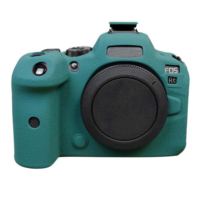 kinokoo EOS R6 Mark2 ケース、CANON キヤノン EOS R6/EOS R6 Mark II カバー シリコンカバー カメラケース カメラカバー 軽量 全面保護