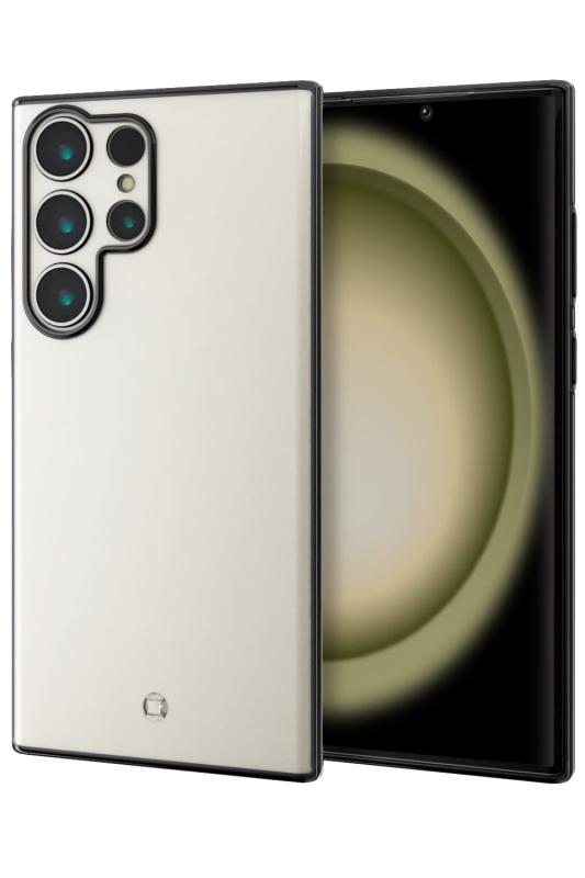 エレコム Galaxy S23 Ultra (SC-52D / SCG20) ケース ソフト カバー カメラ周り保護 ストラップホール付 メタリックフレーム 極限設計 ブラック PM-G232UCTMKBK【対応機種】Galaxy S23 ...