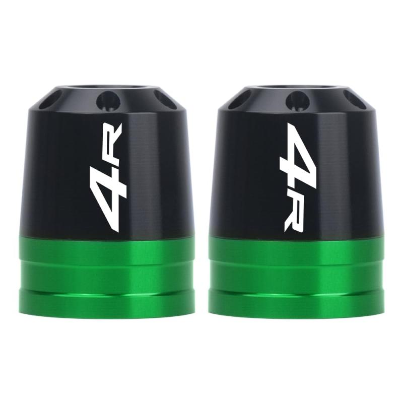 MotHeart バイク用バーエンドスライダー 対応 Ninja ZX-4RR 2023-2025 Ninja ZX-4R 2024-2025 バイク用ハンドルバーエンドプロテクター バイク用バーエンドウェイトスライダー CNC ninja...