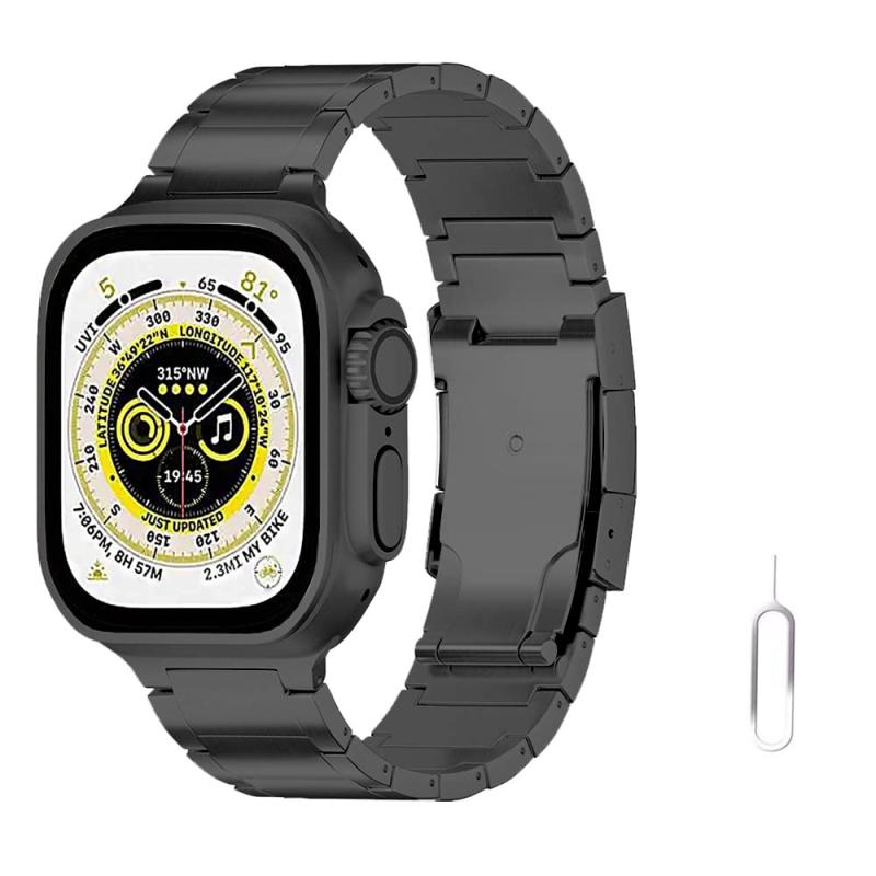 コンパチブル for Apple watch バンド チタニウム アップルウォッチ用バンド 軽量 コンパチブル apple watch series Ultra3/Ultra2/Ultra/10/9/8/7/6/5/4/3/2/1 38mm...