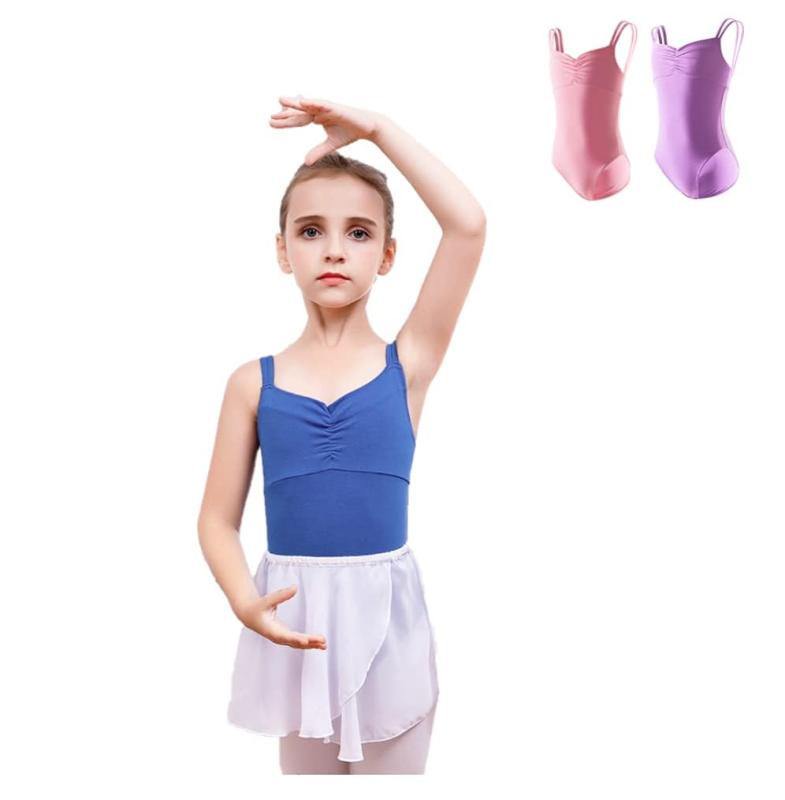 [プロダンス] ProDance キッズ 子供用 バレエ レオタード キャミソール PKK001M素材:コットン91％,スパンデックス9%サイズ：105-115cmの方→120cm, 115-135cmの方→130cm, 125-135cm...