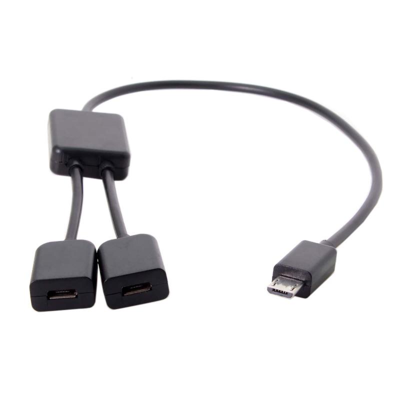 chenyang USB C OTG Cable,USB Type C 1 Male to 2 Female Dual Ports Hub Cable for Laptop PC &amp; Mouse &amp; Flash Disk