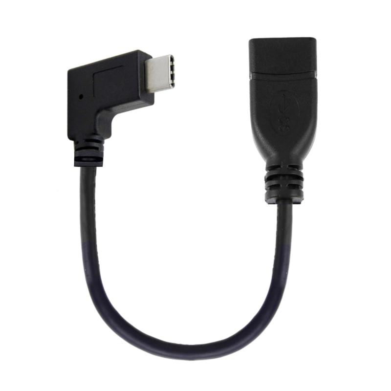cablecc 10Gbps USB-C USB 3.1 Type-C オス - USB 3.0-A メス OTG データ電源ケーブル。