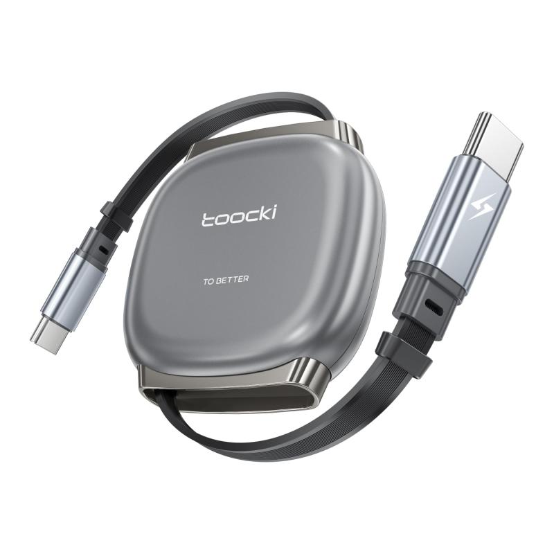toocki usb c ケーブル 100W 巻き取り式01