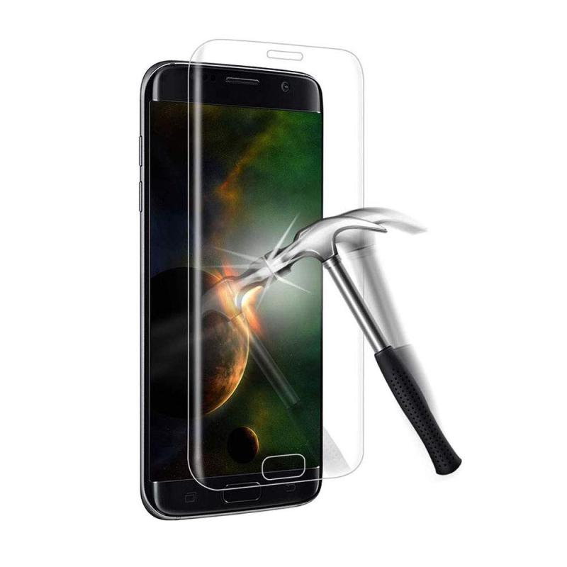 For Galaxy S7 edge ガラスフィルム ギャラクシー S7 edge sc-02h scv33 フィルム 日本旭硝子製素材 9H硬度 指紋防止 干渉しない 貼り付け簡単 強化ガラス 液晶保護フィルム