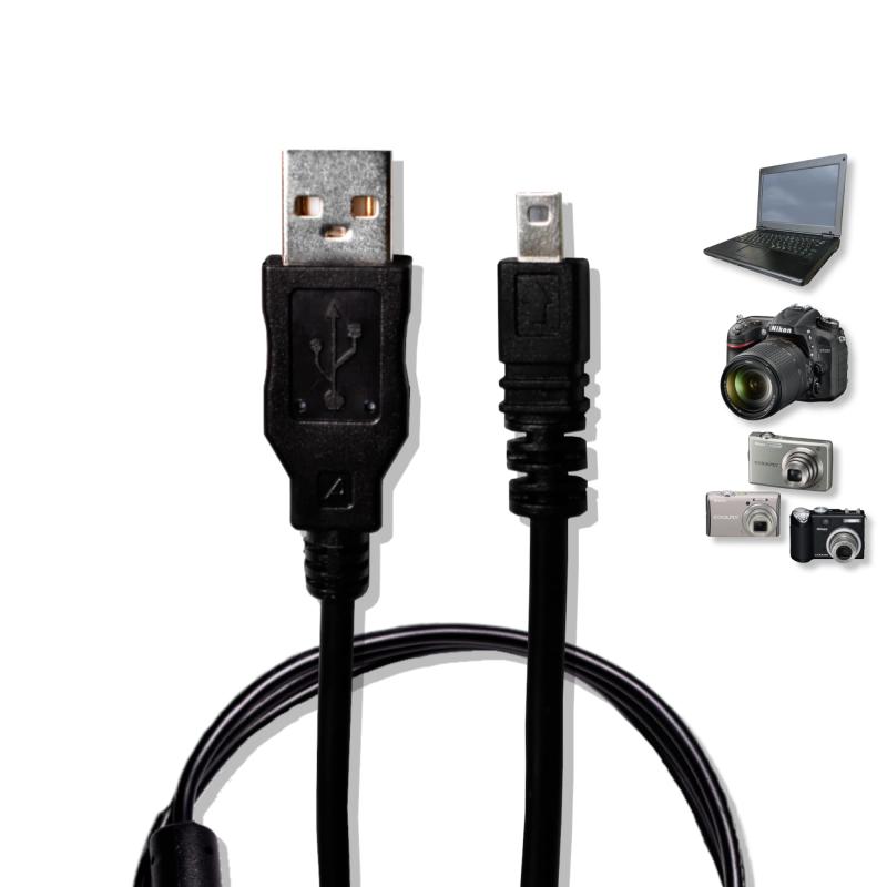 【EXLEAD】 Nikon ニコン USB ケーブル UC-E6 UC-E16 UC-E17 互換品 8ピン USB接続ケーブル 1.0m 1.5m 充電ケーブル デジタル カメラ 用 Coolpix S3000 S3100 S3200 ...