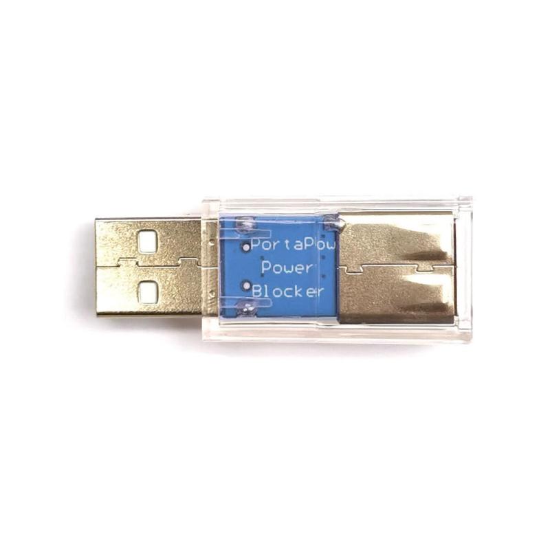 PortaPow USB Power Blocker - Only Data, No Power
