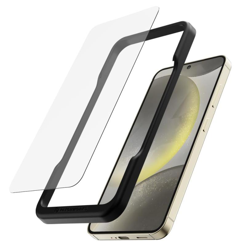 PATCHWORKS ITG Pro Plus Galaxy S24/Galaxy S24 Ultra ガラスフィルム 画面保護 ガイド枠付き