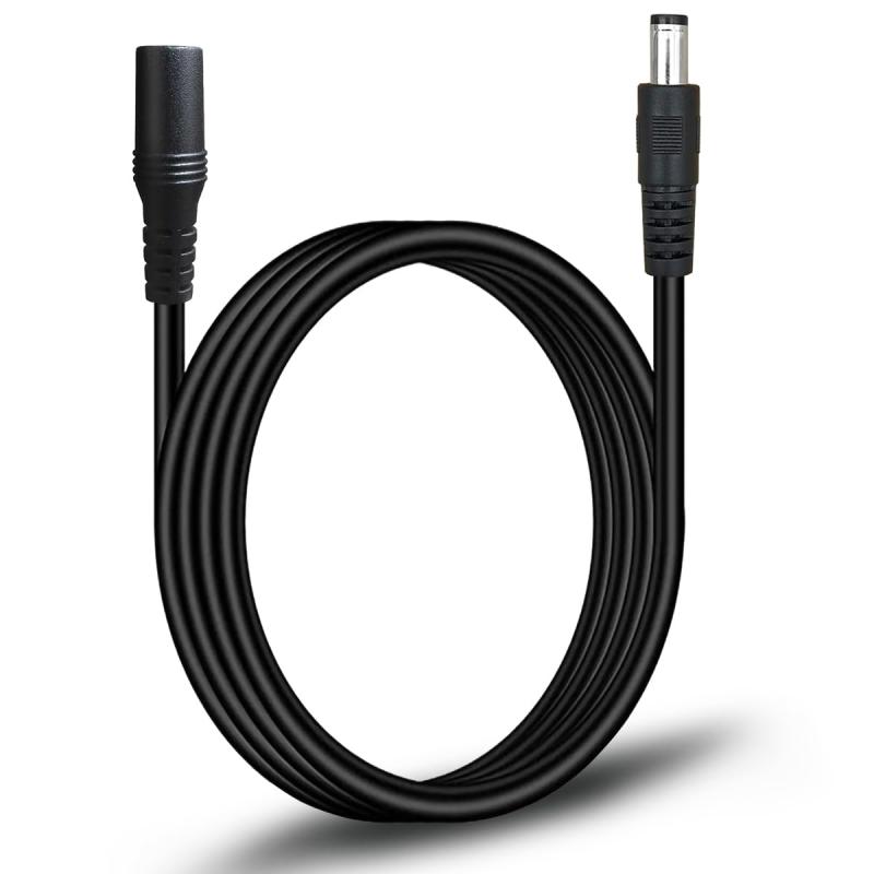 loyouve 1.5m~5m DC延長コネクタ DC延長ケーブル 5.5 X 2.1 18awgケーブル 負荷電流：10A 銅芯
