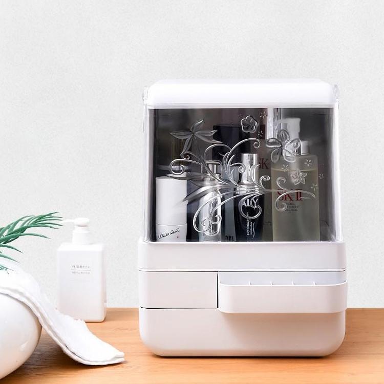 ■ 品名：コスメボックス■ 素材：ABS■ カラー：全1色■ サイズ：26.5cm*19cm*35cm■ 産地：中国sanwafashionのキーワード ：メイクアップボックス コスメボックス ドレッサー 大容量 メイクボクス ジュエリーボ...