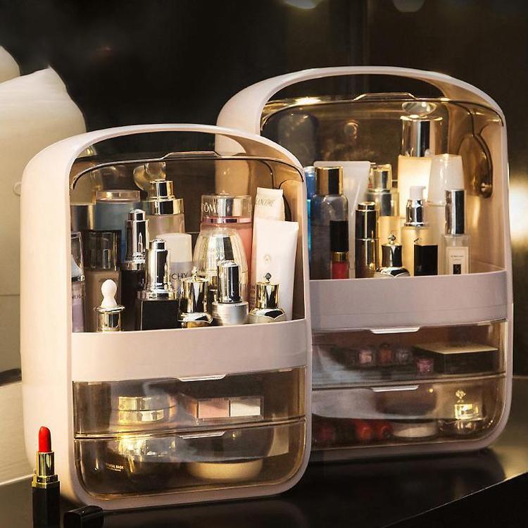 ■ 品名：コスメボックス■ 素材：ABS■ カラー：全6色■ サイズ：M/L■ 産地：中国sanwafashionのキーワード ：メイクアップボックス コスメボックス ドレッサー 大容量 メイクボクス ジュエリーボックス 鏡台 化粧箱 化粧...