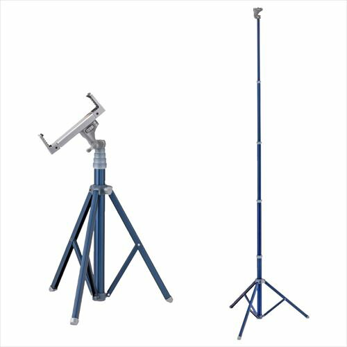 ライフスタイルの様々なシーンで使える！！お手軽だけど実用的なタブレットスタンドです。【商品仕様】全高:1330mm縮長:385mm質量:320g対応サイズ:幅:123〜210mm対応サイズ:厚み:22mm以内推奨積載質量:500g対応機器:...