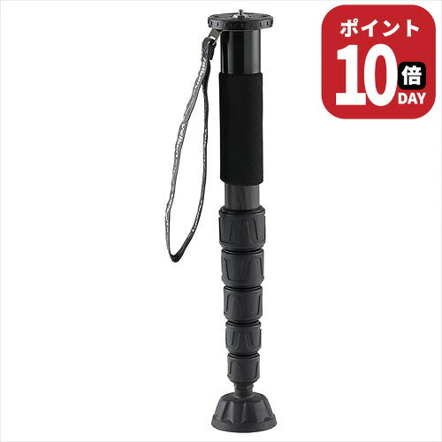 機動性が求められるスポーツ写真で真価を発揮する高性能一脚。【商品仕様】全高:1570mm縮長:425mm台座径:66mm段数／脚径:6段／36、32、28、25、22、19mm質量:726g推奨積載質量:6kg雲台:別売雲台分離:−雲台取付...