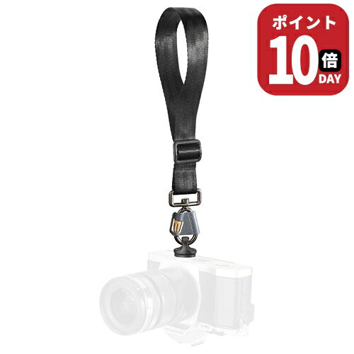 小型カメラ用向けのリストストラップです。コネクトR（カラビナ）とファステンR5（FR-5）が付属しています。BLACKRAPID（ブラックラピッド）の製品です。【商品仕様】素材:ナイロン（ストラップ）、ナイロンコーテッドステンレス（FR-5...
