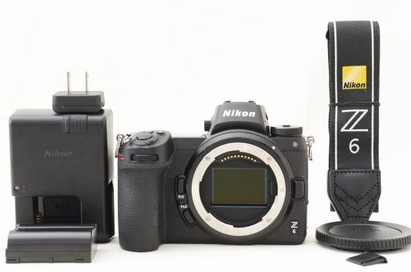 ＊集合写真1枚目の物がすべてです。 万が一商品説明の付属品と写真に相違がある場合は必ず質問ください。 ・注意事項：お使いのモニターの発色具合によって、実際のものと色が異なる場合がございます。 Nikon Z6 ボディ Shot数 僅か 1,...
