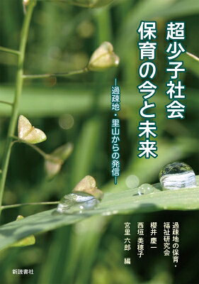 出荷目安の詳細はこちら内容詳細「超少子」社会の今、「超少子化」、「過疎地」、「へき地」、「里山」をテーマに、地域の特性や環境を日常的な保育にどう生かしていくか、過疎地、へき地、里山地域等での保育のデータや実践をもとに保育のあり方を考え、展望...