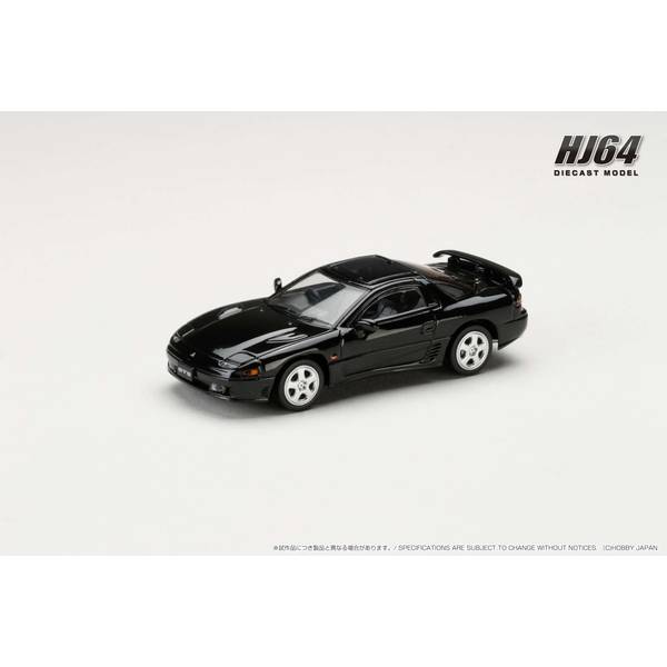 ■素材：ダイキャスト(亜鉛合金)/ABS/ホビージャパンの1/64ダイキャストシリーズ"HJ64"から三菱 GTO TWINTURBO グラストップの登場です。製品にはクリアケースと台座が付属しますのでコレクションに最適です。パッケージサイ...