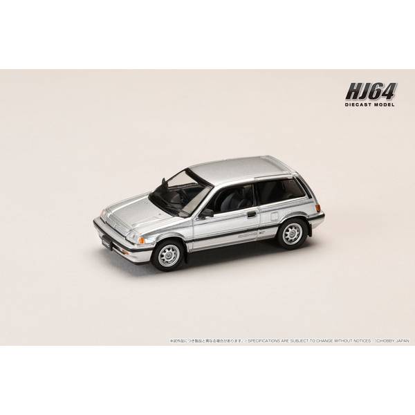 ※画像はイメージです■素材：ダイキャスト(亜鉛合金)/ABS/ホビージャパンの1/64ダイキャストシリーズ"HJ64"から"ホンダ シビック (AT) LATE VERSIONのノーマルホイール仕様の登場です。製品にはクリアケースと台座が付...