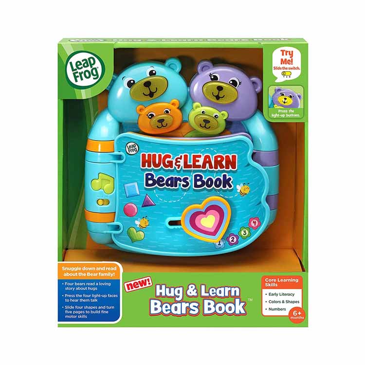 37のおしゃべりフレーズを収録。英語耳が育ちます。クマさん一家の歌声と物語を聴いたり、弟グマのお腹をくすぐってクスクス笑う声も聞いてみてください●商品サイズ（cm）幅約20×奥行約5.5×高さ約20.5●商品重量約0.5kg●対象年齢6ヶ月...