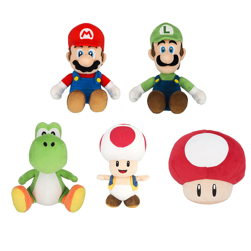細部までこだわったふわふわな手触りのぬいぐるみシリーズ。(c)Nintendo【AC01マリオ(S)】●商品サイズ（cm）：幅約11×奥行約11×高さ約24●商品重量：約0.11kg●材質：ポリエステル、PE【AC02ルイージ(S)】●商品...