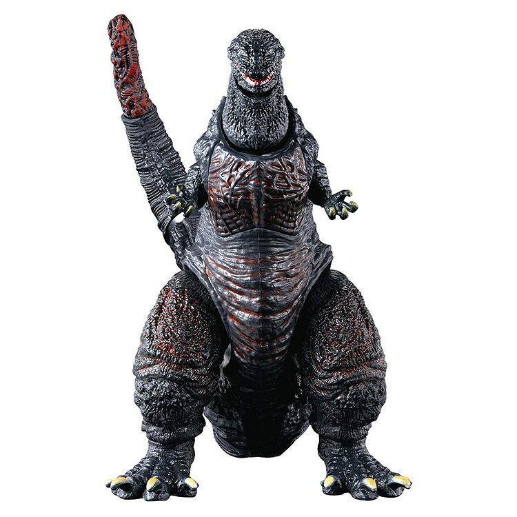 ゴジラアクションフィギュアシリーズより、2026年で10周年を迎える『シン・ゴジラ』の「ゴジラ（2016）」を商品化致します。背びれと尻尾には一部クリアパーツを使用し、特徴的なデザインを再現しております。全身14カ所が可動し、劇中シーンをイ...