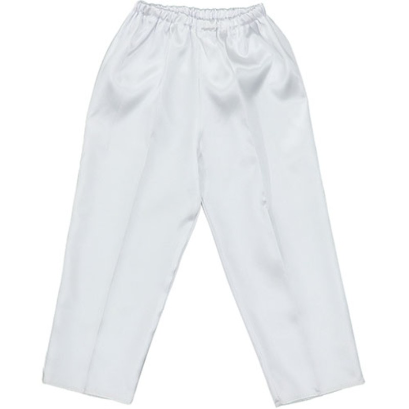 特長足元に向けて細見になるおしゃれな衣装です仕様セット内容:本体×1 商品サイズ:丈:64　股下:41cm 本体色:白 材質:ポリエステル 梱包状態:袋入り 生産国:ベトナム備考※メーカー取り寄せ商品となりますので、ご注文後の注文キャンセル...