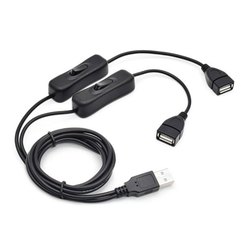 特長USB-Aコネクタを持つUSB電源ポートを分岐するケーブルです。2つのケーブルの合計出力が 5V/3Aまでの機器にご利用いただけます。分岐した2つのケーブルには、オン/オフスイッチがあり、利用しないUSB機器の電源管理が簡単に行えます。...