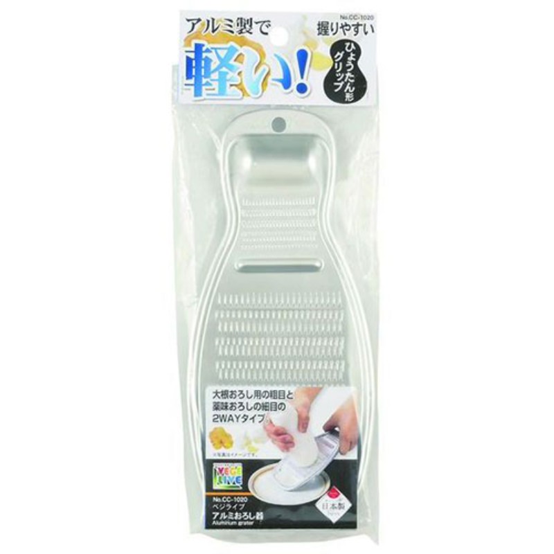 特長ベジライブ アルミおろし器仕様製品サイズ(約) : 100×220×10mm 製品重量(約) : 41g素材 : アルミニウム生産国 : 日本備考※メーカー取り寄せ商品となりますので、ご注文後の注文キャンセルはお承りできません。※メーカ...