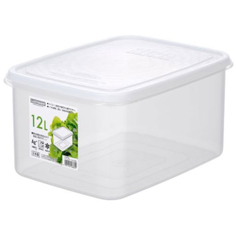 特長○大型で汎用性の高い本体満水容量12.0Lの食品保存容器です仕様製品サイズ(約) : 幅268×奥行362×高さ362mm 製品重量(約) : 571g 容量 : 12000ml本体 : ポリプロピレン(耐熱温度 : 100℃ 耐冷温度...