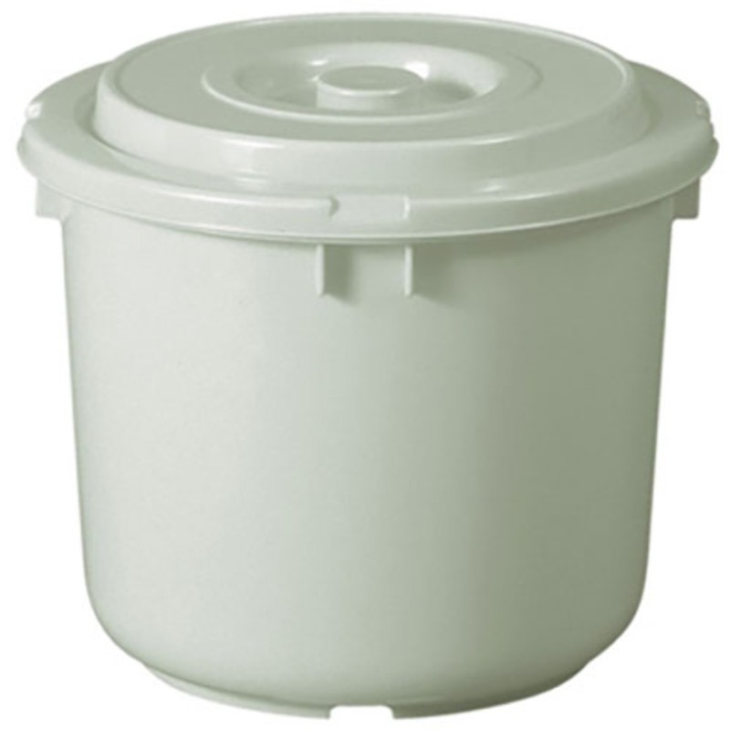 特長トンボ つけもの容器(蓋・押蓋付)15型 グレー仕様商品サイズ : 外径335×高さ280mm 容量 : 15L 本体重量 : 0.85kg本体 : ポリエチレン蓋・押しフタ : ポリプロピレン生産国 : 日本備考※メーカー取り寄せ商品...