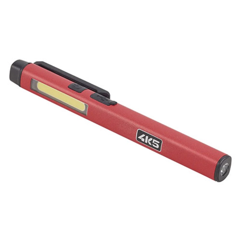 特長先端とサイドの2ヶ所にライトを搭載マグネット付きでハンズフリー作業持ち運びに便利なポケットクリップ　50gの軽量設計携帯用クリップ付仕様●光度 : 100lm(スポットライト)、75/150lm(投光器)●照射距離 : 70m●動作時間...