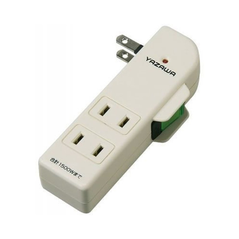 1500Wを超えると電源オフ。 雷サージフィルター付。特長左右方向にスッキリ配線できます。'コードを抜かずに電源をON/OFFできる、節電に便利な集中スイッチ付きです。'合計使用容量が1500Wを超えた状態で使用を継続すると内臓のブレーカー...