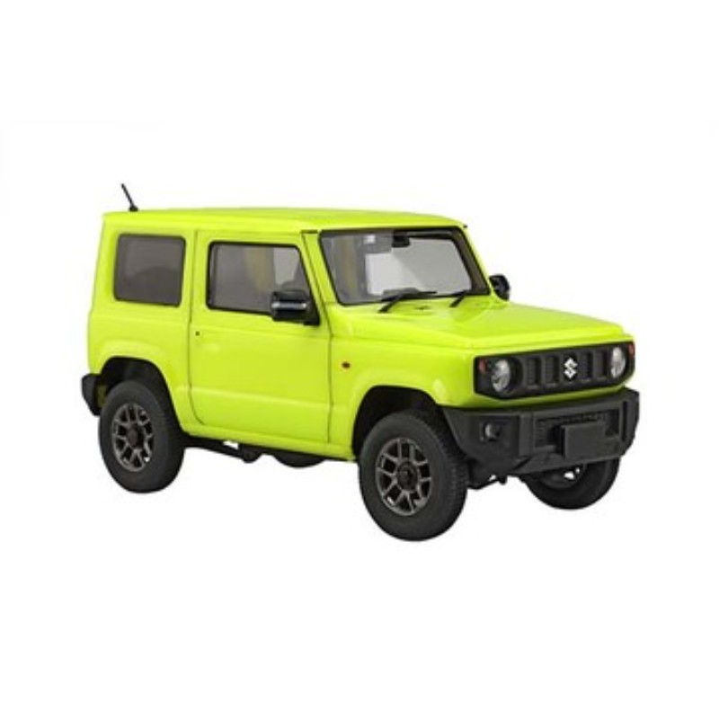 商品紹介車NX−17 1/24 スズキジムニーJB64（XC/キネティックイエロー）1/24スケールのスナップフィット式カーモデルの完全新金型「スズキ現行ジムニーJB64」が登場！製品は組立が必要なキット形式。1/24スケールです。塗装が不...