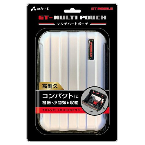 マルチタイプのハードポーチハードタイプのマルチポーチは軽量で衝撃に強いポリカーボネート素材を使用し厚みのある大きめサイズなので、アクションカムやシェーバーなどの収納にも便利です。また絡まりやすいケーブル類をスッキリしまえる、Wメッシュポケッ...
