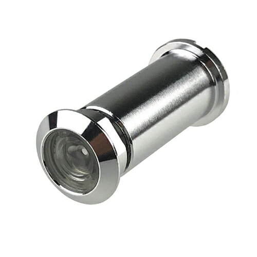 視界約160度で死角が少ないドアスコープ回り止め型の取付穴形状にも対応できる カンタンに取替えができる 今付いてあるドアスコープを死角の少ない視界約160度のスコープに付け替えできます。ドアに付いてあるドアスコープ(のぞき穴)は、コインなど...