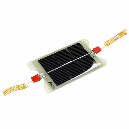 理科教材・備品 電池■特長最大パワー17Vのハイパワー多結晶シリコン!光電池本体(最大出力Pm0.57W 動作電流lpm400mA 動作電圧Vpm1.44V 開放電圧Voc1.7V 短絡電流lsc415mA)■仕様【商品サイズ(単位mm)】...