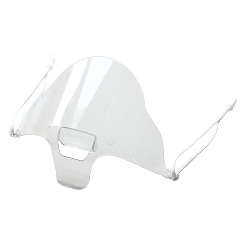 衛生日用品 フェイスシールド■特長表情がしっかり見えるので、接客業などに最適!耐久性が高く割れにくい素材で、消毒してくり返し使えます。ゴム紐の長さを自由に調節できます。厚さ1で.軽量安全。高透明度PET製。個装袋で衛生的。■仕様【商品サイズ...