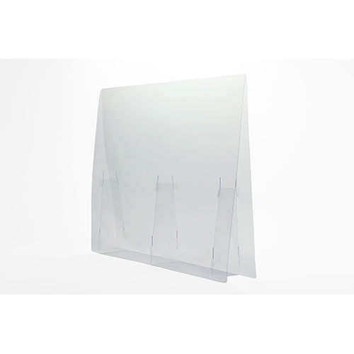 オフィス用品 パーテーション■特長場所や用途に合わせてサイズや厚みが選べます。透明度の高いPET素材。軽量設計で持ち運び自由。■仕様【商品サイズ(単位mm)】500×610×100mm【重量】500g【材質】PET【生産国】中国備考※メーカ...