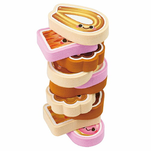 【商品説明】知育玩具(プラ製)【特長】トングを使ってドーナツを積み上げるパーティーゲーム!2〜3人で遊べるトング3個付!【仕様】商品サイズ:トレー:148×210mm、EVAシート:130×110×10mm セット内容:土台×3、シール×3...
