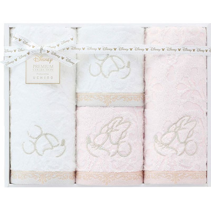 プレミアム ディズニーのエターナリー フェイスタオル2P&ゲストタオル2P特長フェイスタオル2P&ゲストタオル2Pのセットです。仕様メーカー品番 : WR50876Mサイズ : フェイスタオル:34×75cm、ゲストタオル:34×35cm箱...