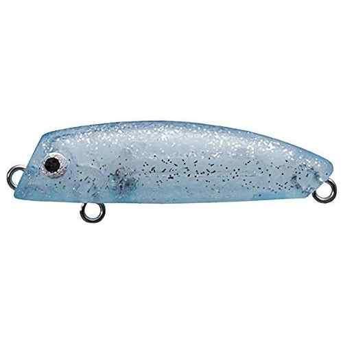 サイズ: 50mmウエイト: 3.3gMax Depth: 20cmフック: ST36TN#14リング: #0タイプ: スローフローティングカラー: NO.55 3Dクリアブルー×ラメ 小さなボディの中に、タックルハウスの技術力の粋を結集。...