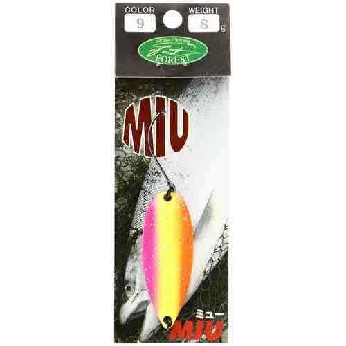 フォレスト(FOREST) MIU(ミュー) 8g No.09 スプーン エリアの定番、MIUがネイティブフィールド向けに進化 渓流、本流、湖に最適なサイズ 厳選されたカラーはシーズンを通した水温、水の色の変化に対応 定評のある泳層キープ力...